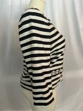 Metaphor | Jackets & Coats | Metaphor Striped Openfront Jacketxl Black ...